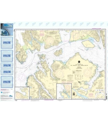 OceanGrafix NOAA Nautical Charts 17302 Icy Strait and Cross Sound ...