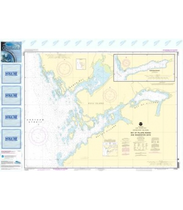 OceanGrafix NOAA Nautical Charts 17370 Bay of Pillars and Rowan Bay ...