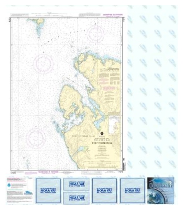OceanGrafix NOAA Nautical Charts 17378 Port Protection, Prince of Wales ...