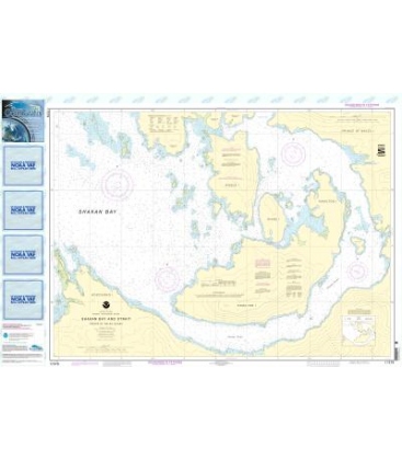OceanGrafix NOAA Nautical Charts 17379 Shakan Bay And Strait, Alaska