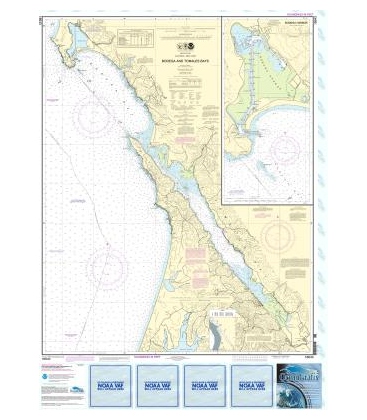 OceanGrafix NOAA Nautical Charts 18643 Bodega and Tomales Bays, Bodega ...