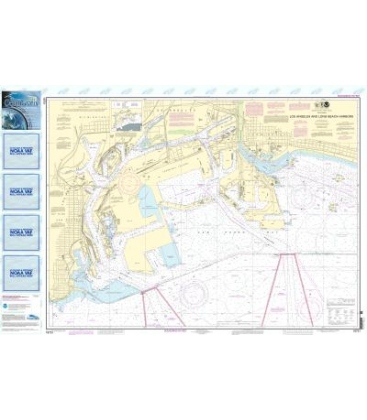 OceanGrafix NOAA Nautical Charts 18751 Los Angeles and Long Beach Harbors