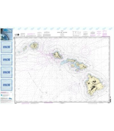 OceanGrafix NOAA Nautical Charts 19004 Hawaiian Islands