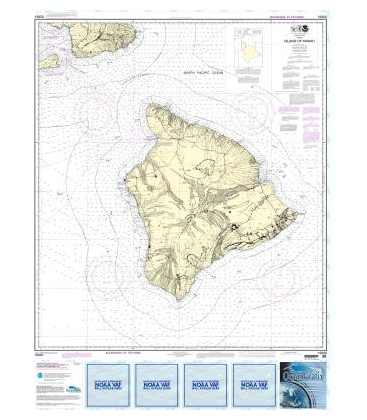 OceanGrafix NOAA Nautical Charts 19320 Island Of Hawaii