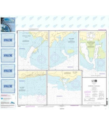 OceanGrafix NOAA Nautical Charts 19353 Harbors of Molokai Kaunakakai ...