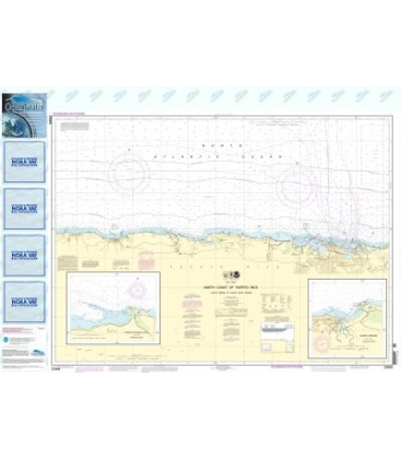 OceanGrafix NOAA Nautical Charts 25668 North Coast of Puerto Rico