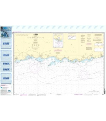 OceanGrafix NOAA Nautical Charts 25677 South Coast of Puerto Rico ...