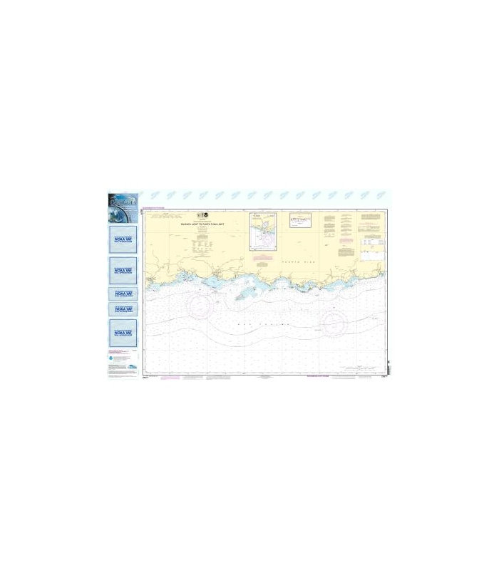 OceanGrafix NOAA Nautical Charts 25677 South Coast of Puerto Rico ...