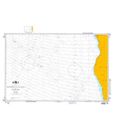 NGA Chart (formerly NIMA DMA) 203 Ascension Island and Luanda to Walvis ...