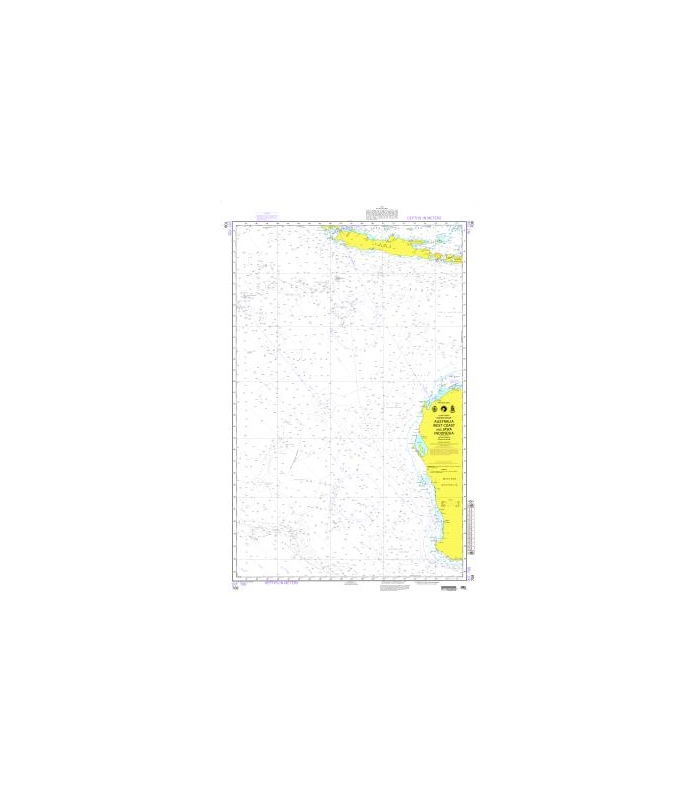 NGA Chart (formerly NIMA DMA) 708 Australia West Coast and Jawa Indonesia