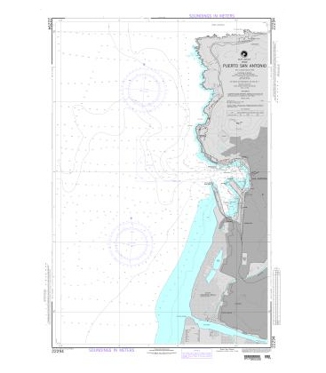 NGA Chart (formerly NIMA DMA) 22294 Puerto San Antonio (Chile) $28.00