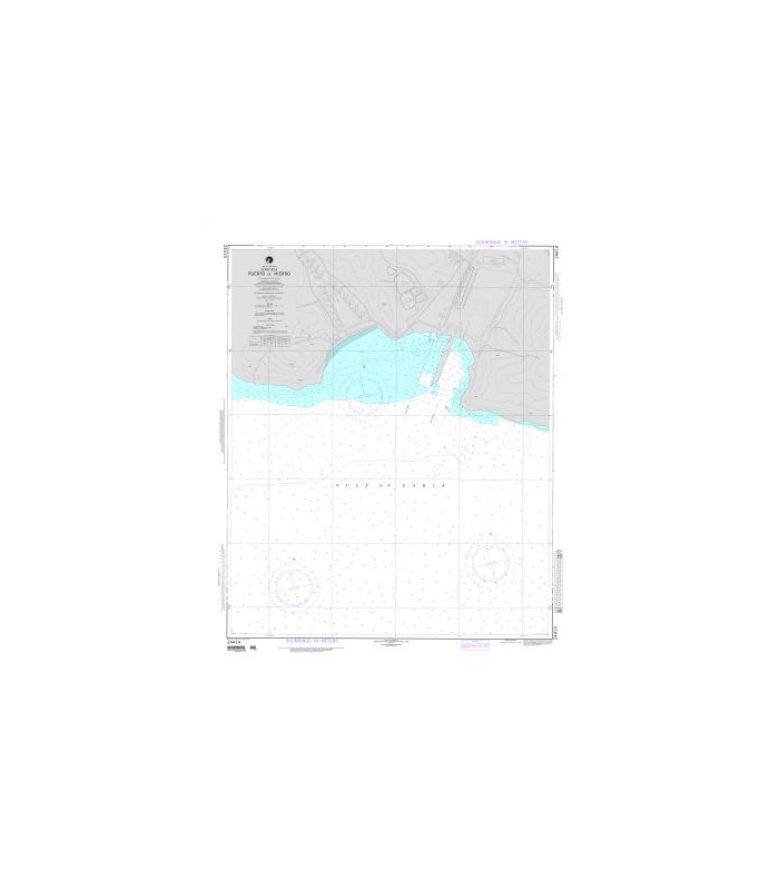 NGA Chart (formerly NIMA DMA) 24414 Puerto de Hierro $28.00