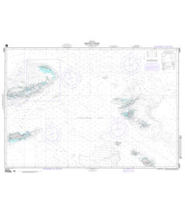 NGA Chart (formerly NIMA DMA) 25600 Anegada Passage with Adjacent ...