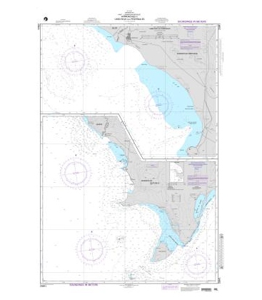 NGA Chart (formerly NIMA DMA) 25841 Approaches to Cabo Rojo and ...