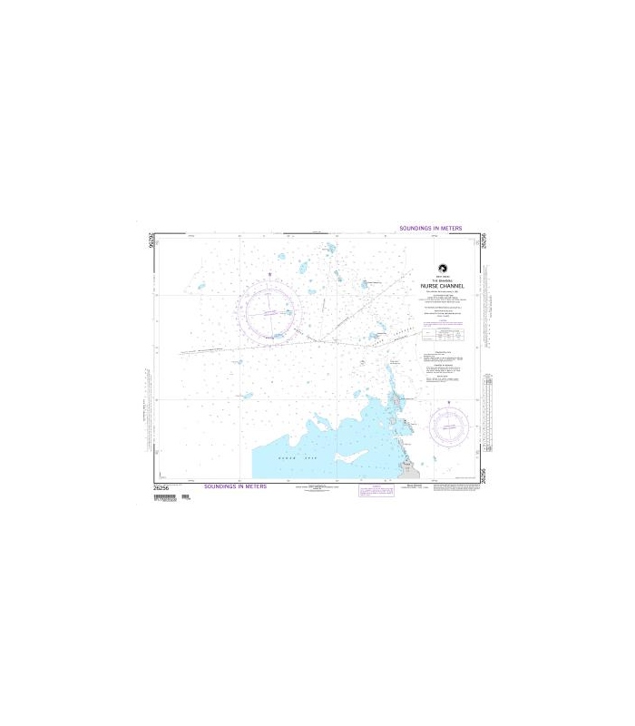 NGA Chart (formerly NIMA DMA) 26256 Nurse Channel (West Indies) $28.00