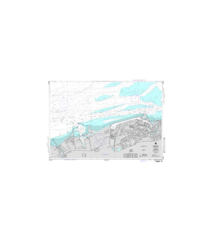 NGA Chart (formerly NIMA DMA) 37123 Dunkerque $28.00