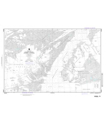 NGA Chart 38280 Kennedy Channel-Kane Basin to Hall Basin