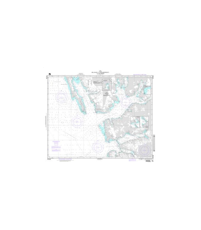 NGA Chart (formerly NIMA DMA) 42036 Bellsund to Forlandsrevet and ...