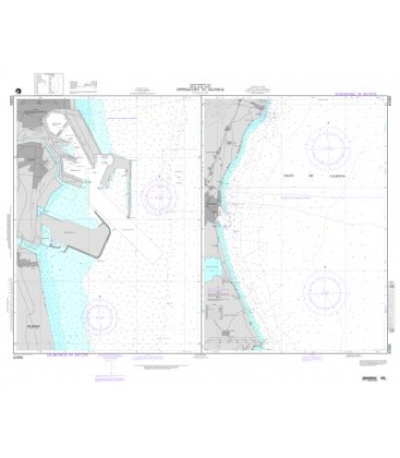 NGA Chart (formerly NIMA DMA) 52085 Approaches to Valencia $28.00