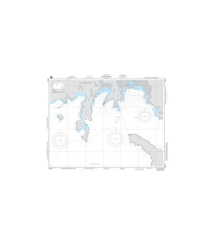 NGA Chart (formerly NIMA DMA) 54412 Bodrum Limani $28.00
