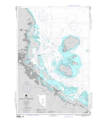 NGA Chart (formerly NIMA DMA) 61542 Victoria and Approaches $28.00