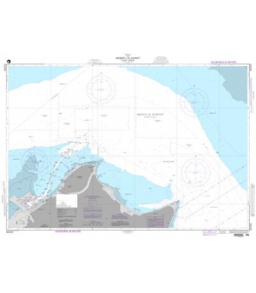 NGA Chart (formerly NIMA DMA) 62433 Harbor of Al Kuwayt (Kuwait Harbor ...