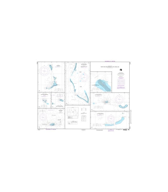 NGA 74041 Reefs and Anchorages in the Coral Sea Plans: A. Kenn Reefs