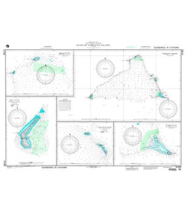 NGA Chart (formerly NIMA DMA) 81288 Plans of Namonuito Islands (East ...