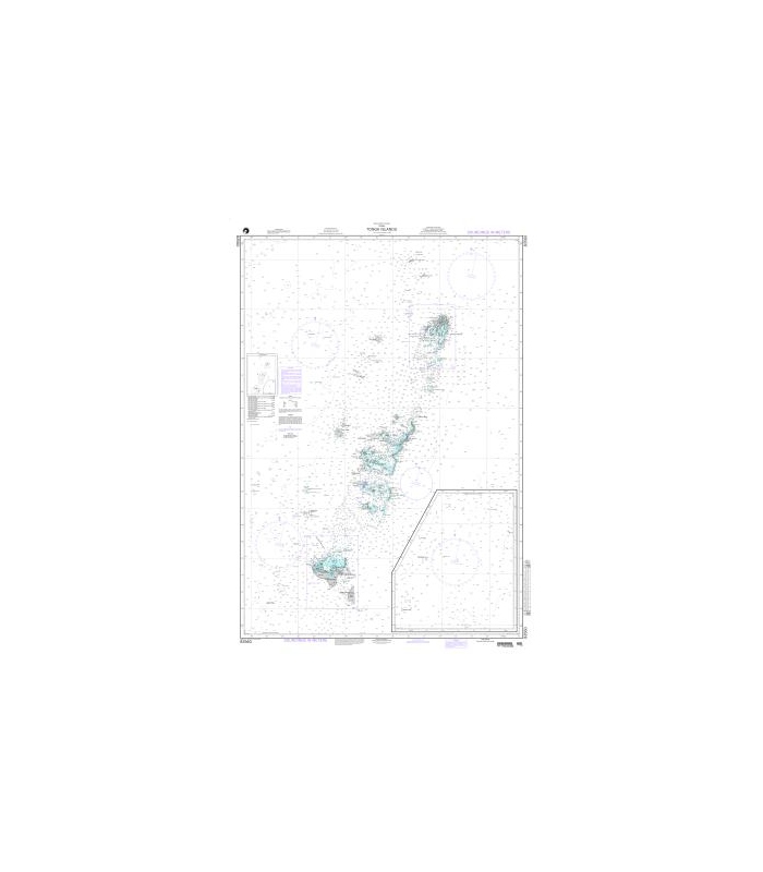 NGA Chart (formerly NIMA DMA) 83560 Tonga Islands $28.00