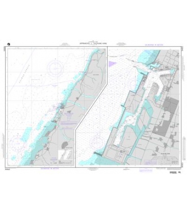 NGA Chart (formerly NIMA DMA) 94063 Approaches to Tai-Chung Kang $28.00