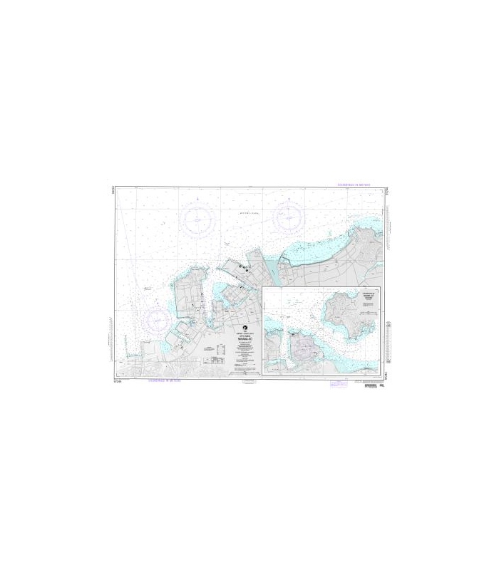 NGA Chart (formerly NIMA DMA) 97244 Niihama-ko