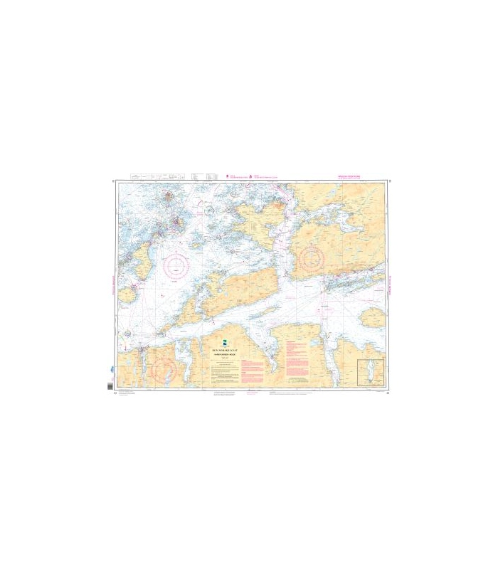 Norwegian Nautical Charts No. 33 Harøyfjorden - Molde