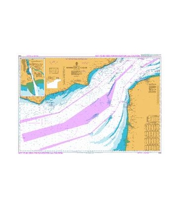 British Admiralty Instructional Chart 5046 English Channel - Newhaven ...