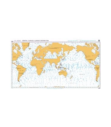 World Mis Charts 5310 The World - General Surface Current Distribution