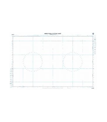 BA Chart D6335 Mercator Plotting Sheets Lat. 42° to 45° N. and S.