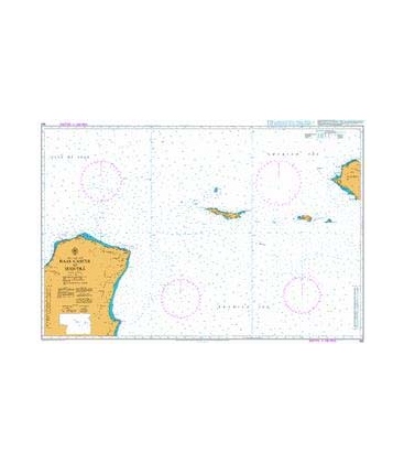 British Admiralty Nautical Chart 100 Raas Caseyr to Suqutra