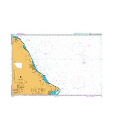 British Admiralty Nautical Chart 129 Whitby to Flamborough Head