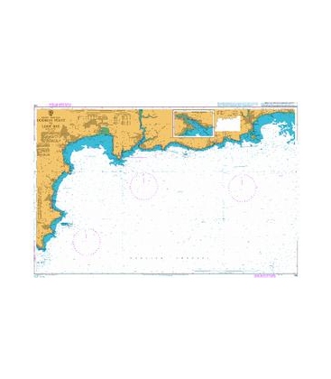 British Admiralty Nautical Chart 148 Dodman Point to Looe Bay