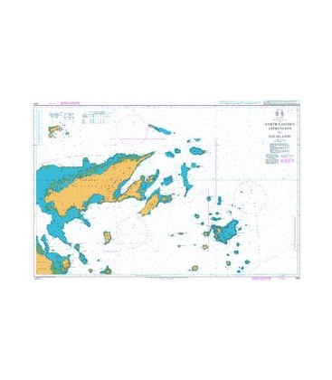 British Admiralty Nautical Chart 440 North Eastern Approaches to Fiji ...