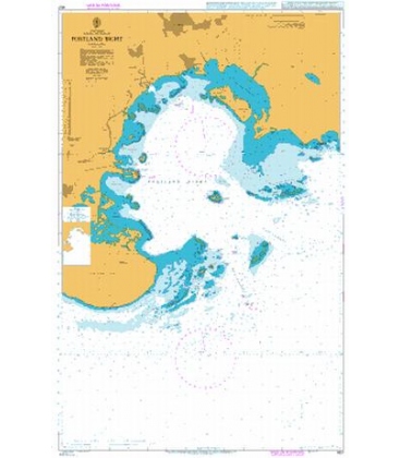 British Admiralty Nautical Chart 457 Portland Bight
