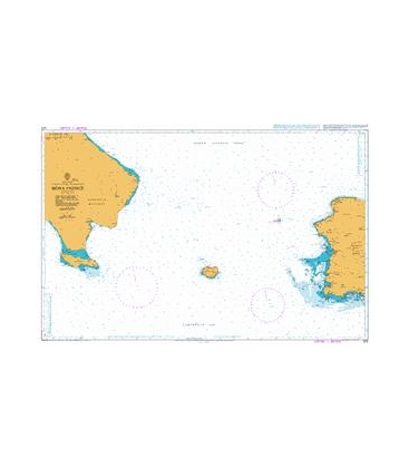 British Admiralty Nautical Chart 472 Mona Passage