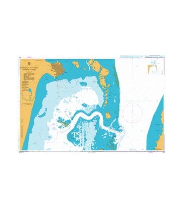 British Admiralty Nautical Chart 522 Belize City and Approaches