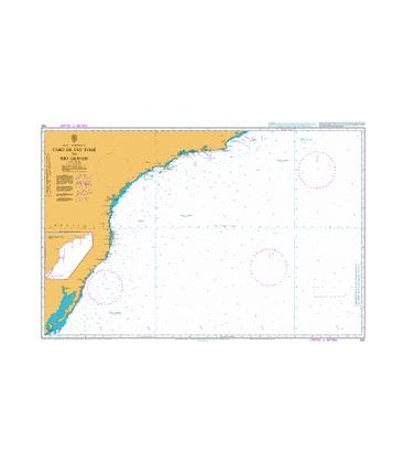British Admiralty Nautical Chart 530 Cabo de Sao Tome to Rio Grande