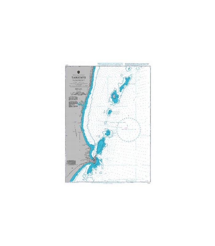 British Admiralty Nautical Chart 688 Tamatave
