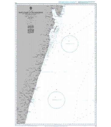 British Admiralty Nautical Chart 759 Baie d'Antongil to Farafangana