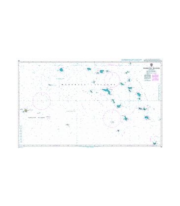 British Admiralty Nautical Chart 761 Marshall Islands