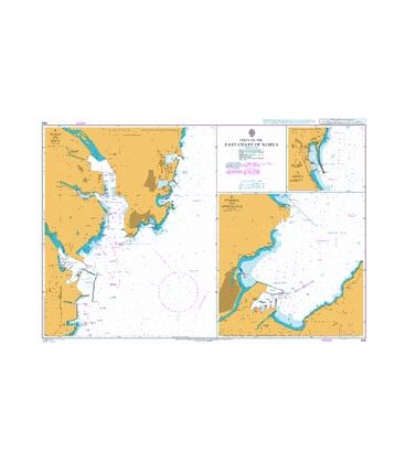 British Admiralty Nautical Chart 898 Ports on the East Coast of Korea