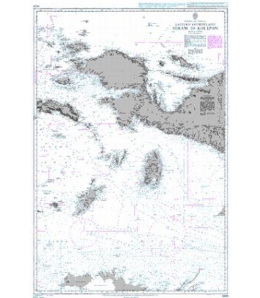 British Admiralty Nautical Chart 942 Eastern Archipelago Seram to Kolepon