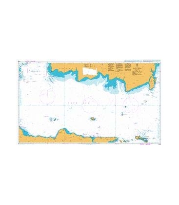 British Admiralty Nautical Chart 1066 Java Sea