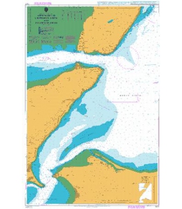 British Admiralty Nautical Chart 1077 Approaches to Cromarty Firth and ...